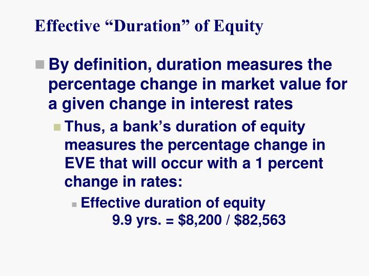 PPT - Managing Interest Rate Risk(II): Duration GAP and Economic Value ...