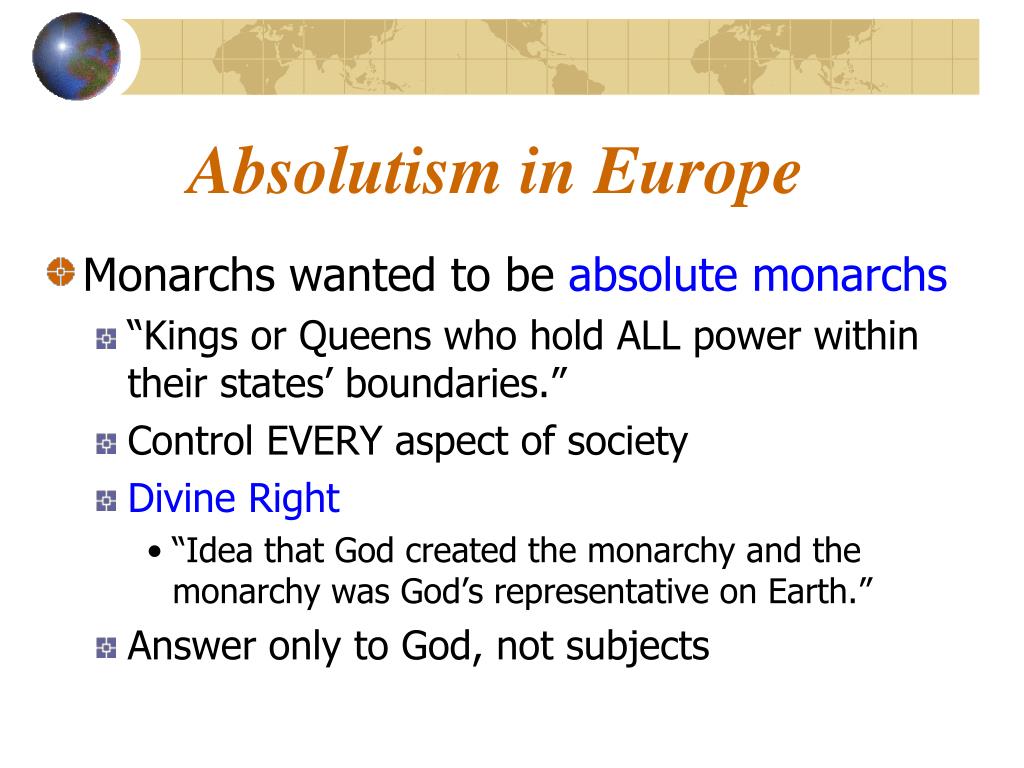 PPT - Spain’s Empire and European Absolutism PowerPoint Presentation ...
