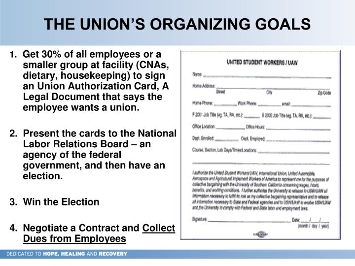 PPT - UNION AWARENESS AND POSITIVE LABOR RELATIONS PowerPoint ...