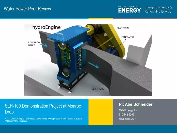PPT - Water Power Peer Review PowerPoint Presentation, free download ...