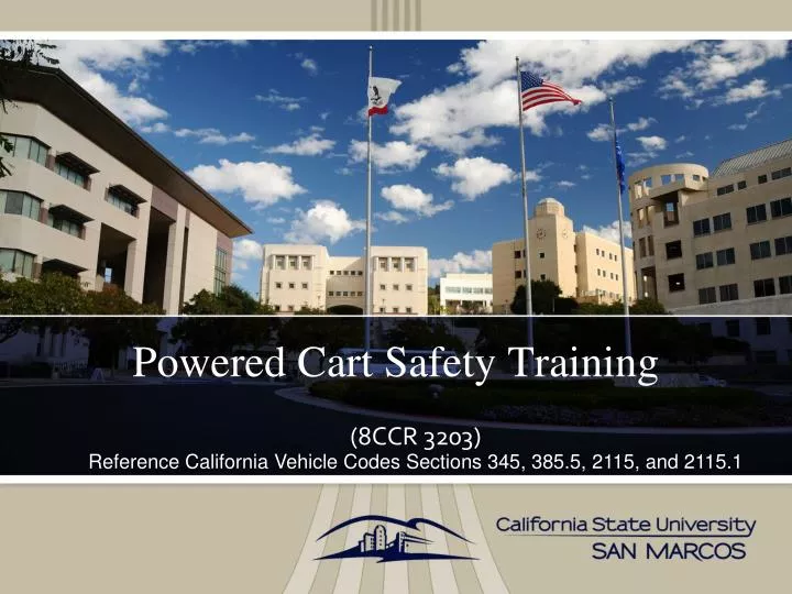 PPT - Powered Cart Safety Training PowerPoint Presentation, free ...