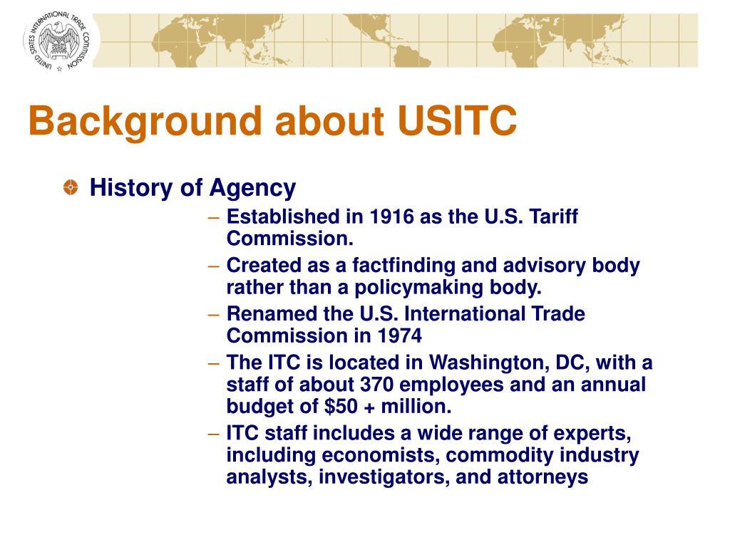 PPT - “Sunset” Investigations Before the U.S. International Trade ...