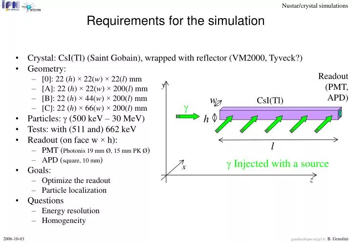 PPT - Requirements for the simulation PowerPoint Presentation, free ...