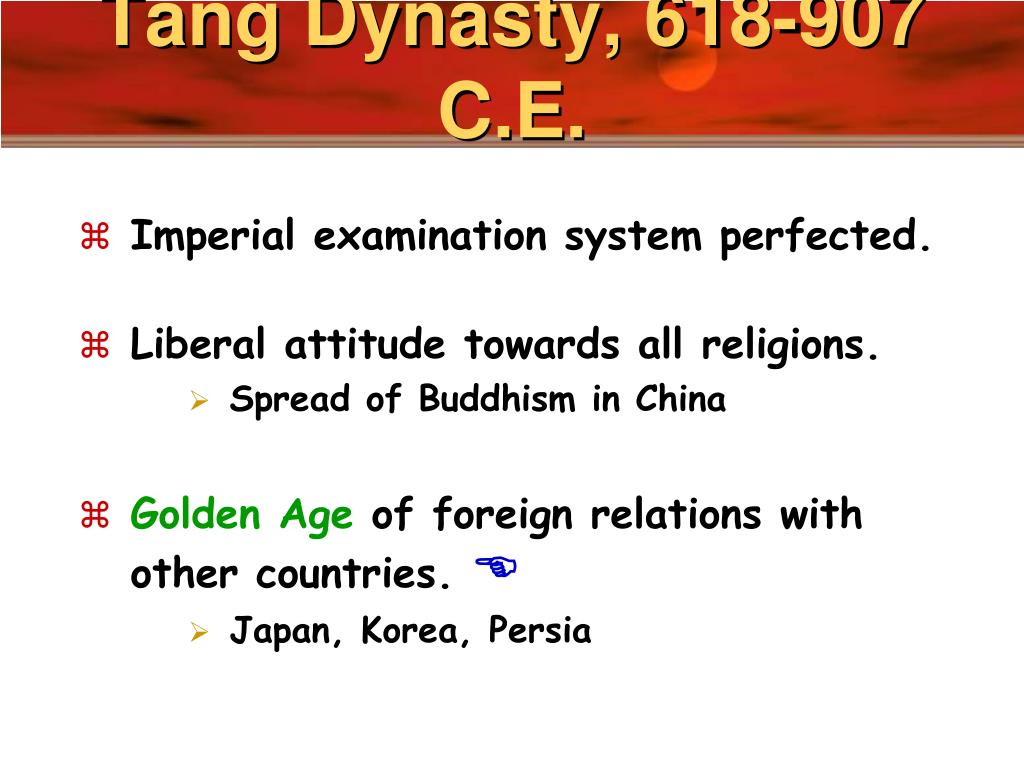 PPT - Imperial China: Golden Age Dynasties PowerPoint Presentation ...
