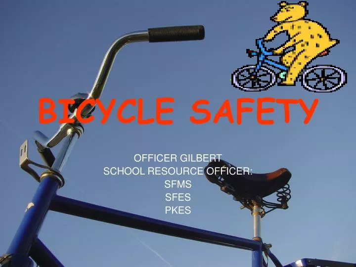 PPT - BICYCLE SAFETY PowerPoint Presentation, free download - ID:5766453