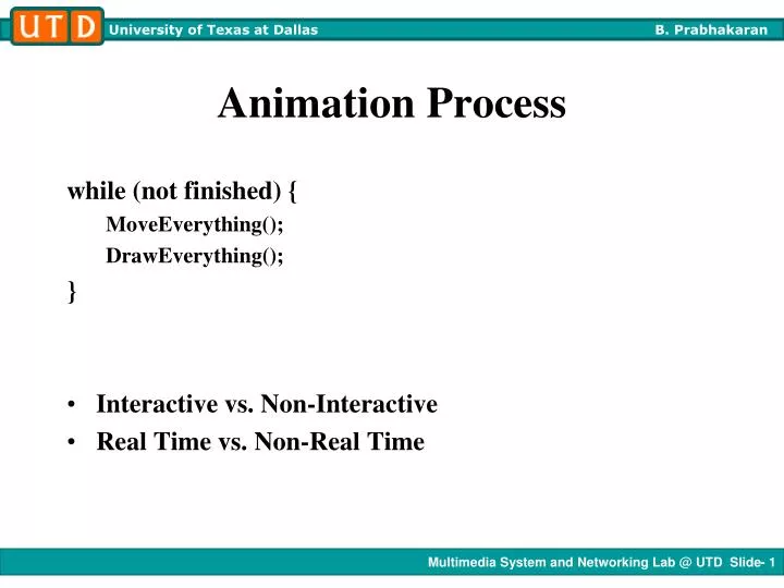 PPT - Animation Process PowerPoint Presentation, free download - ID:5766577