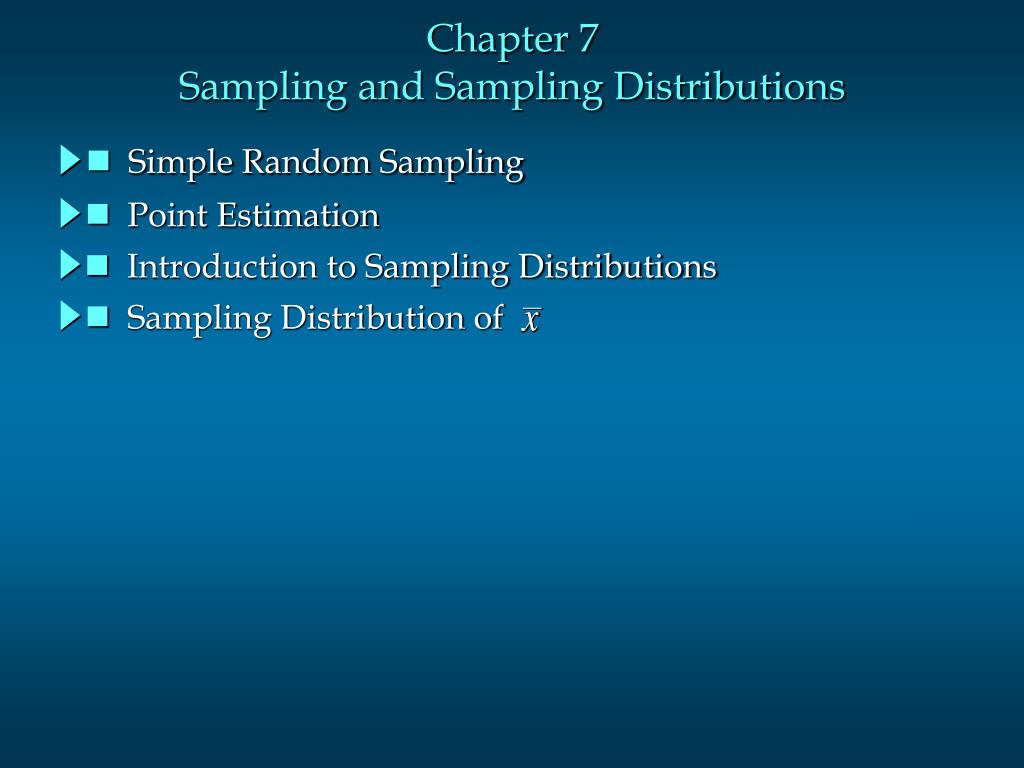 PPT - Chapter 7 Sampling and Sampling Distributions PowerPoint ... PPT - Chapter 7 Sampling and Sampling Distributions PowerPoint ...
