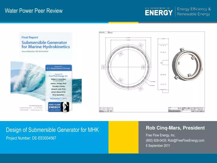 PPT - Water Power Peer Review PowerPoint Presentation, free download ...