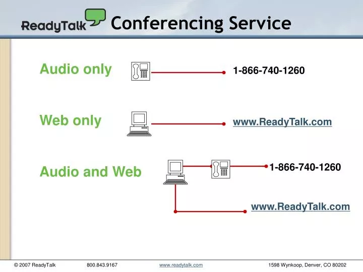 PPT - Conferencing Service PowerPoint Presentation, free download - ID ...