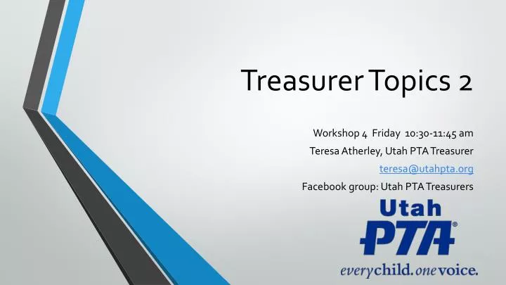PPT - Treasurer Topics 2 PowerPoint Presentation, free download - ID ...