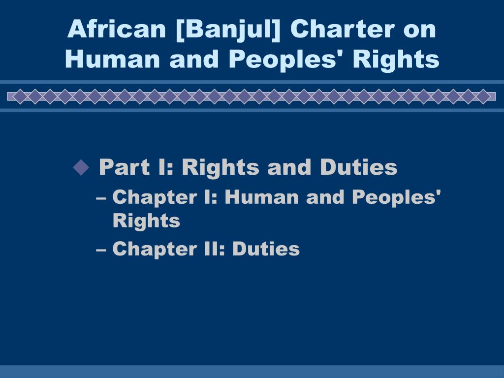 Ppt The African System Of Human And Peoples Rights Powerpoint