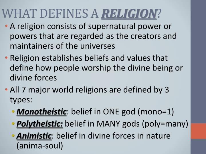 PPT - 7 MAJOR WORLD RELIGIONS PowerPoint Presentation - ID:5769623