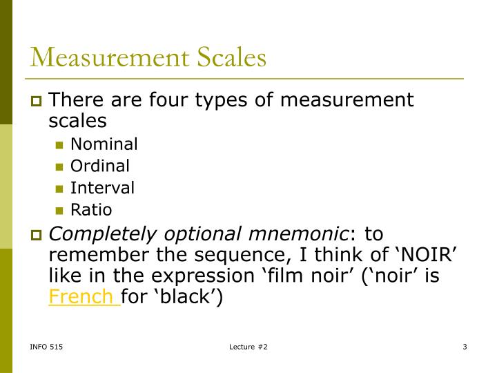 PPT - Action Research Measurement Scales and Descriptive Statistics ...