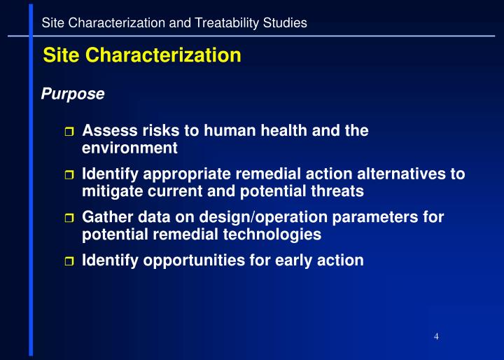 PPT - Module 5: Site Characterization and Treatability Studies ...