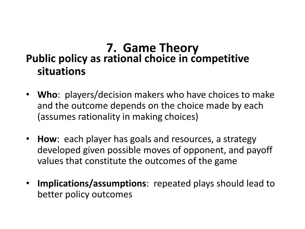 PPT - Lecture No 23 Theories of Public Policy & Public Policy-Making ... PPT - Lecture No 23 Theories of Public Policy & Public Policy-Making ...