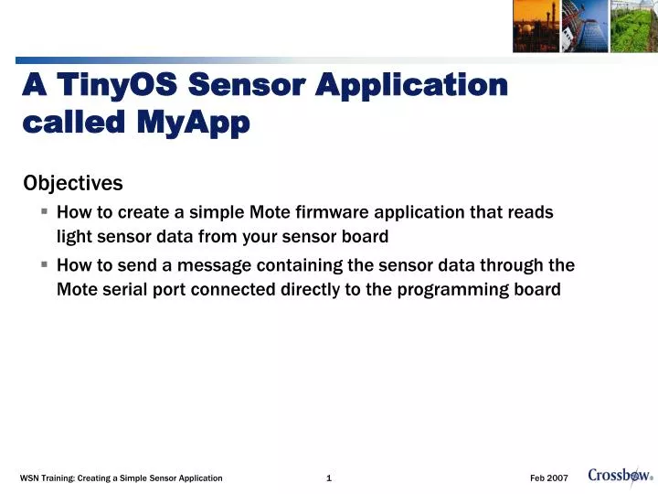 PPT - A TinyOS Sensor Application called MyApp PowerPoint Presentation - ID:5772328
