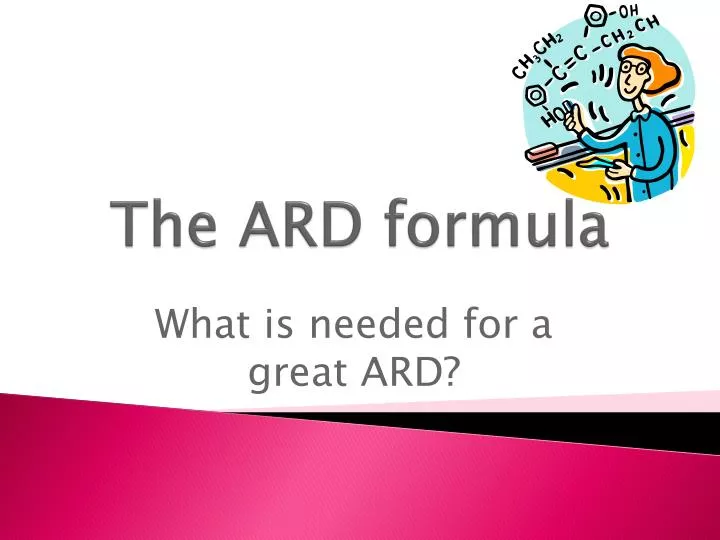 PPT - The ARD formula PowerPoint Presentation, free download - ID:5772607