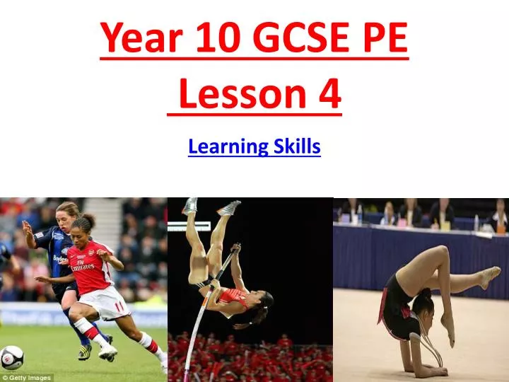 PPT - Year 10 GCSE PE Lesson 4 PowerPoint Presentation, free download ...