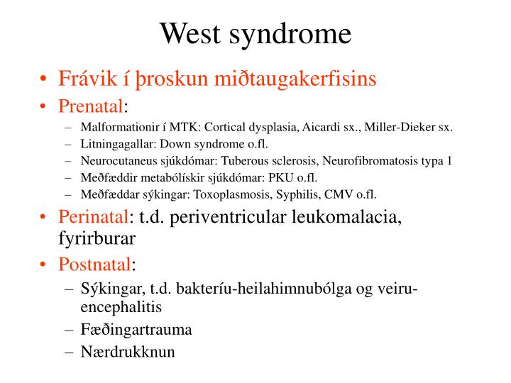 PPT - Infantile spasmar PowerPoint Presentation - ID:5776197