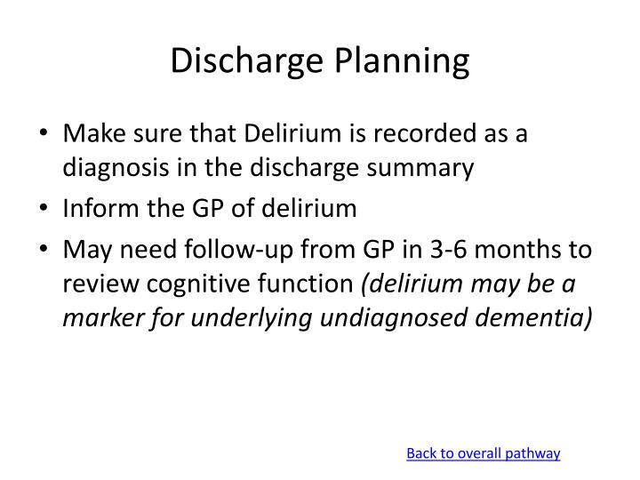 PPT - Delirium Pathway PowerPoint Presentation - ID:5776259