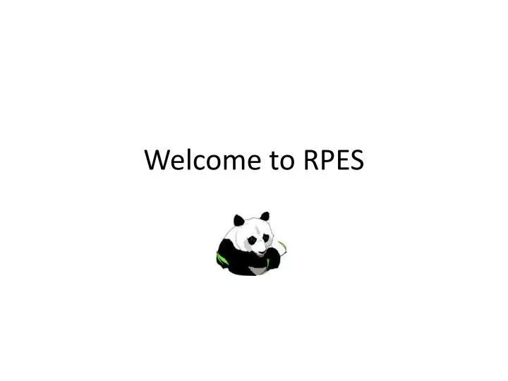 PPT - Welcome to RPES PowerPoint Presentation, free download - ID:5777280