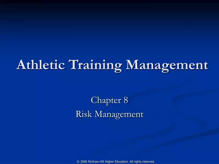 PPT - Athletic Training Management PowerPoint Presentation, free ...