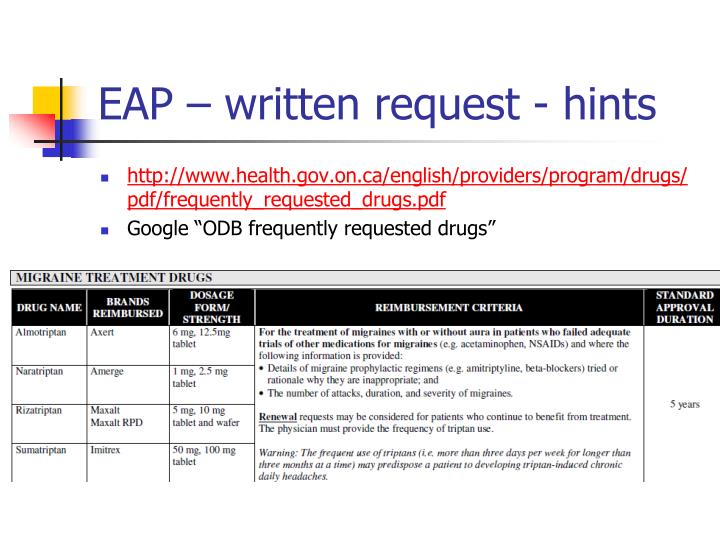 PPT - The Ontario Drug Benefit Program - Overview for Residents ...