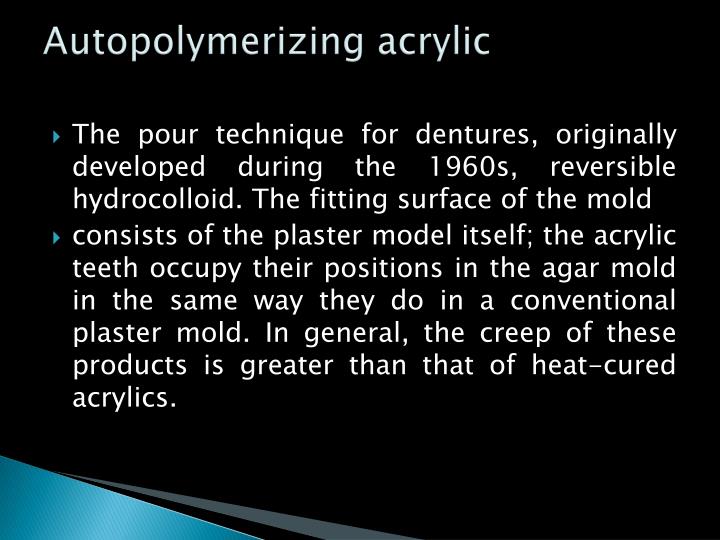 PPT - DENTURE BASE RESINS PowerPoint Presentation - ID:5778801
