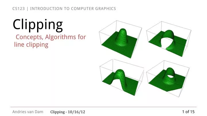 PPT - Clipping PowerPoint Presentation, free download - ID:5780051