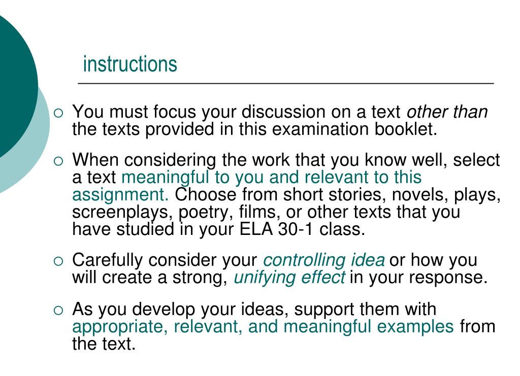 PPT ELA 30 1 Diploma Exam Preparation PowerPoint Presentation Free PPT ELA 30 1 Diploma Exam Preparation PowerPoint Presentation Free
