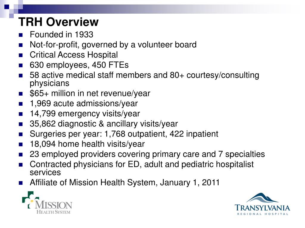 PPT - Transylvania Regional Hospital PowerPoint Presentation, free ...