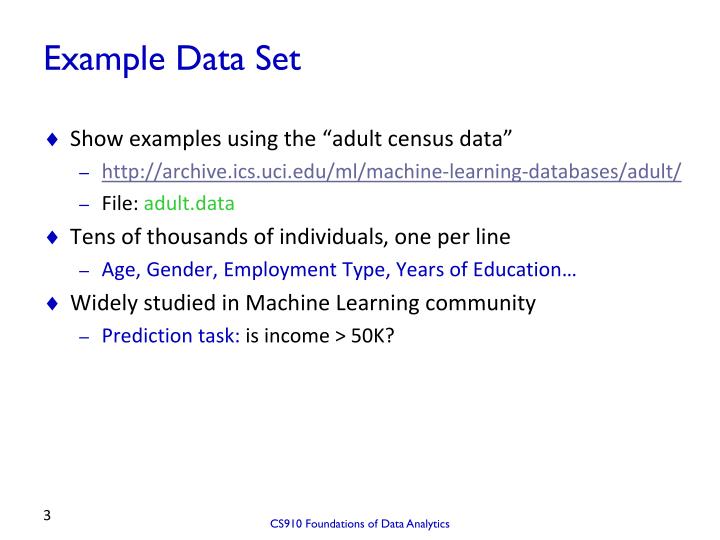 PPT - CS910: Foundations of Data Analytics PowerPoint Presentation - ID ...
