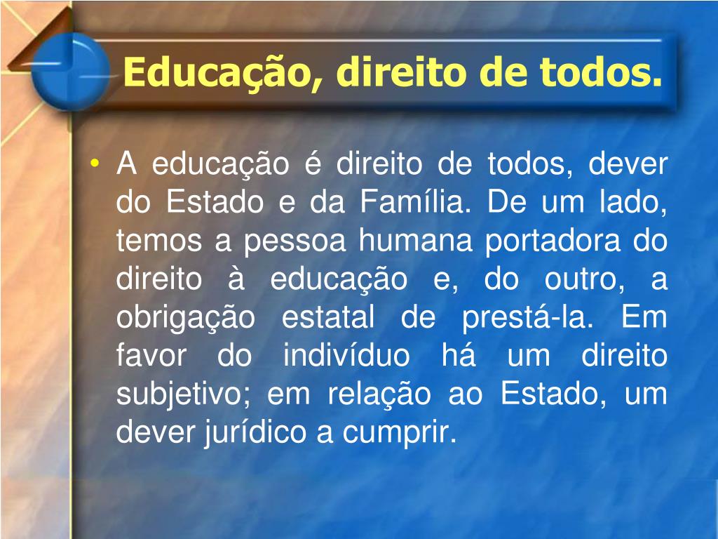 Importância Da Relação Indissociável Da Educação Com Os Direitos