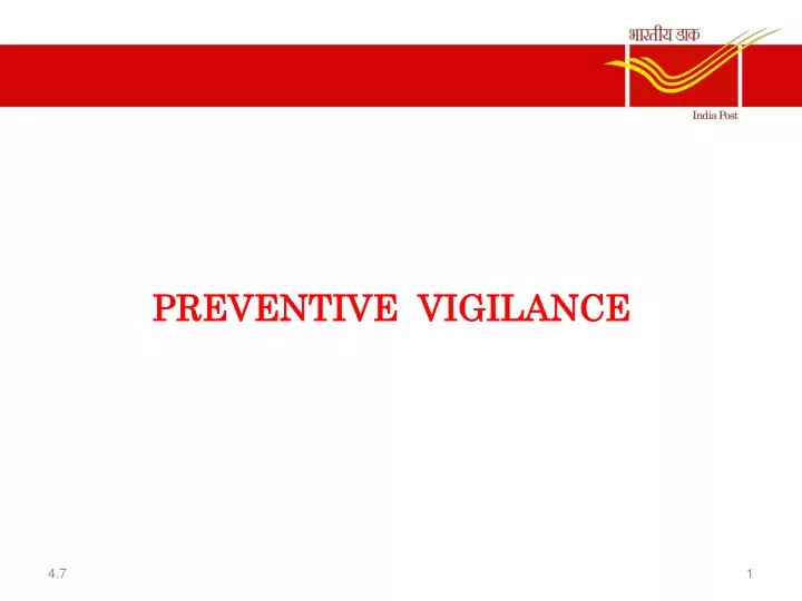 PPT - PREVENTIVE VIGILANCE PowerPoint Presentation, free download - ID ...