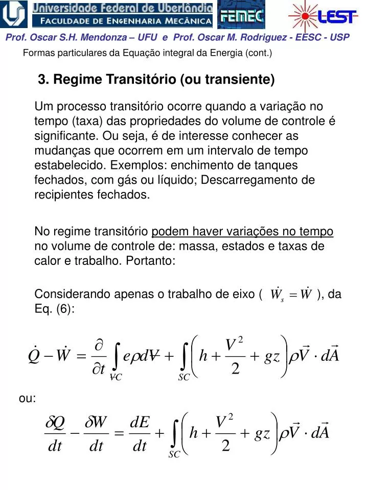 PPT - 3. Regime Transitório (ou transiente) PowerPoint Presentation ...