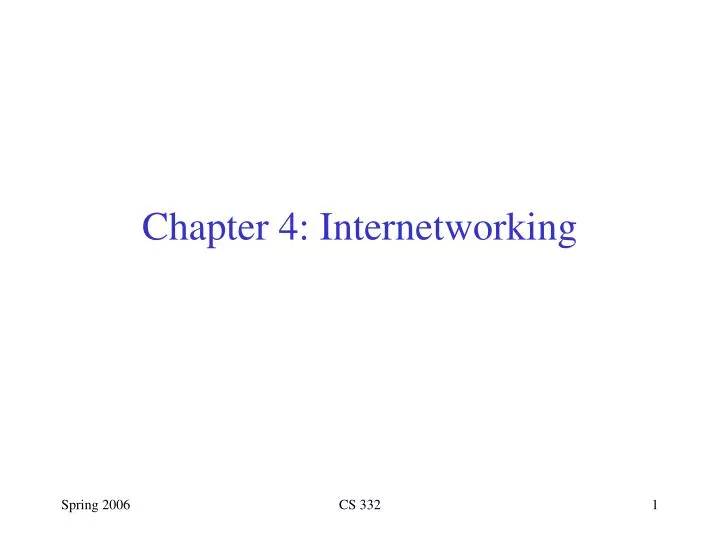 PPT - Chapter 4: Internetworking PowerPoint Presentation, free download ...