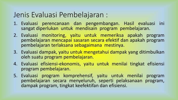 PPT - EVALUASI PEMBELAJARAN SD PowerPoint Presentation - ID:5787241