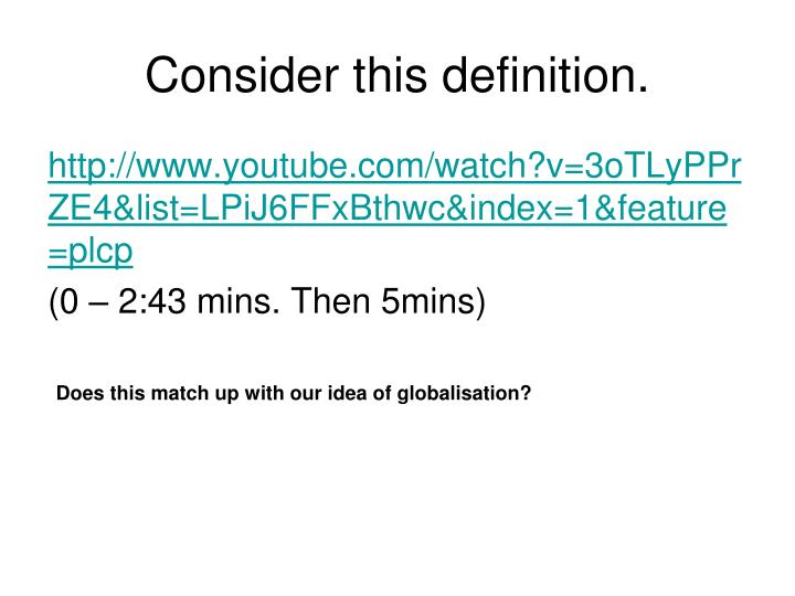 PPT - Globalisation and the mass media. PowerPoint Presentation - ID ...