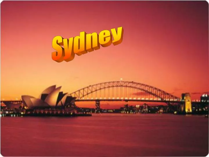 PPT - Sydney PowerPoint Presentation, free download - ID:5788836