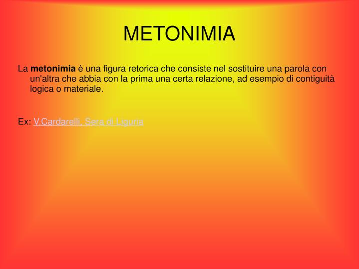 PPT - FIGURE RETORICHE PowerPoint Presentation - ID:5789164