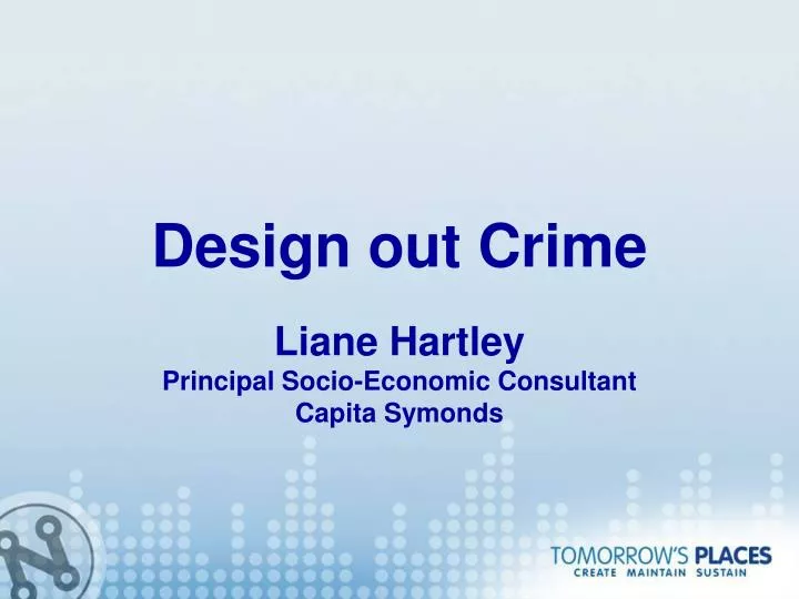 PPT - Design out Crime PowerPoint Presentation, free download - ID:5789732
