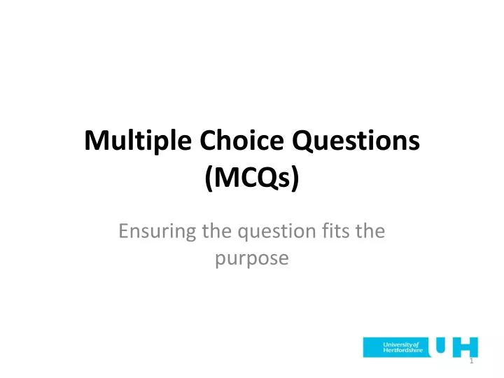 PPT - Multiple Choice Questions ( MCQs) PowerPoint Presentation, free ... PPT - Multiple Choice Questions ( MCQs) PowerPoint Presentation, free ...
