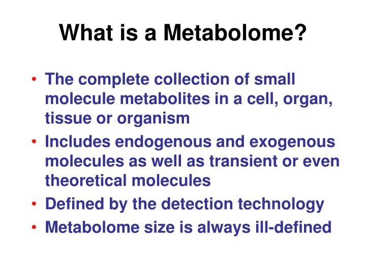 PPT - Module 1 -Introduction to Metabolomics Aamir Javed PowerPoint ...