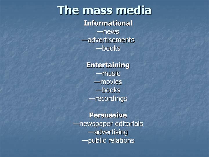 PPT - Mass media PowerPoint Presentation - ID:5793375