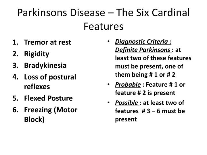 PPT - Rehabilitation Management of Parkinsons Disease PowerPoint ...