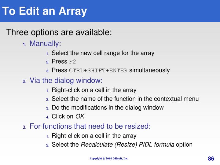 PPT - Using PI DataLink PowerPoint Presentation - ID:5796132