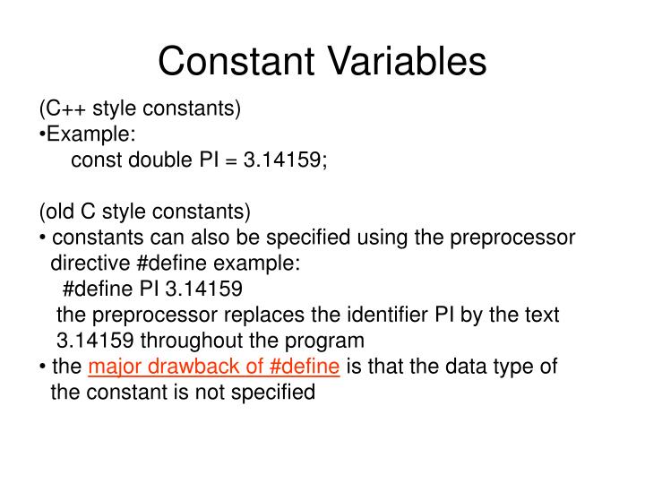 Ppt Lecture 3 4 Data Types Variables And Constant Variable Declaration Assignment Statement 1695