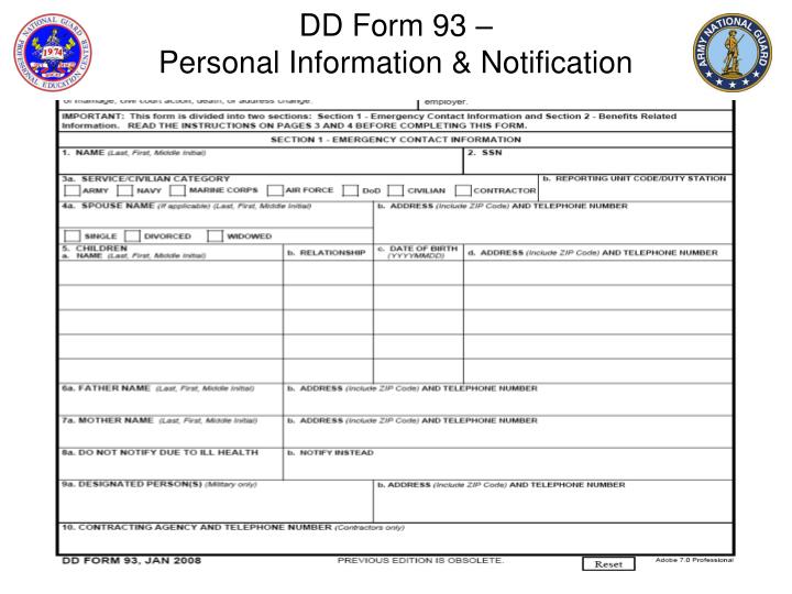 PPT - MANAGE SOLDIER EMERGENCY DATA PROCESSES PowerPoint Presentation ...