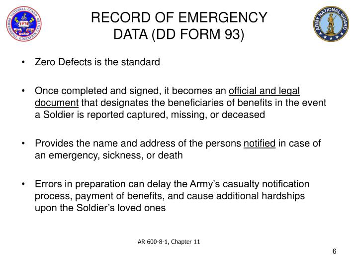 PPT - MANAGE SOLDIER EMERGENCY DATA PROCESSES PowerPoint Presentation ...