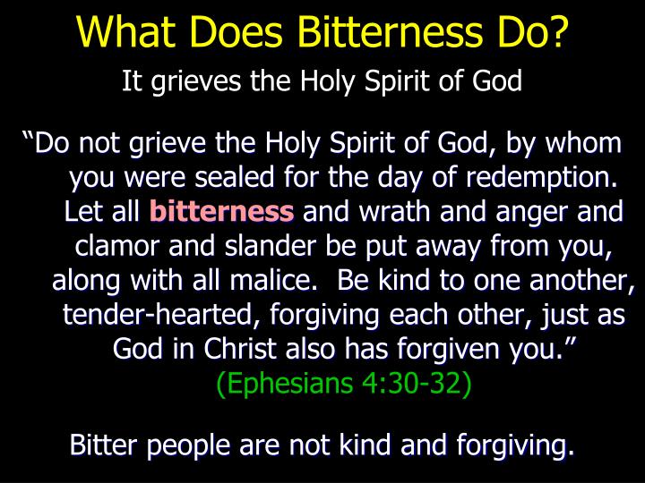 PPT - Bitterness PowerPoint Presentation - ID:5797567